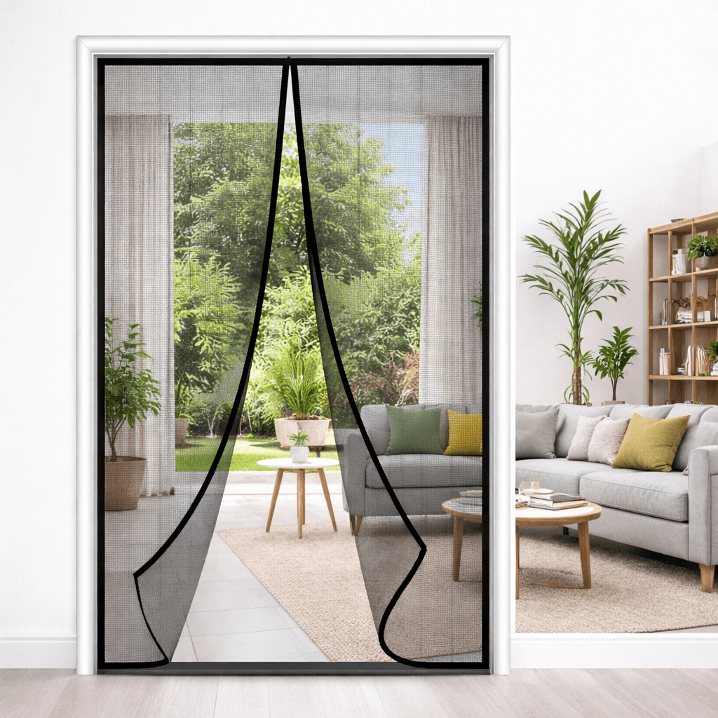 Magnetic Soft Gauze Door Curtain for Mosquito Protection, Breathable ...