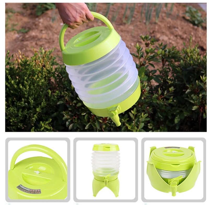 HYDRAPOUCH – Portable 5.5 L Foldable Water Container with Leak-Proof ...