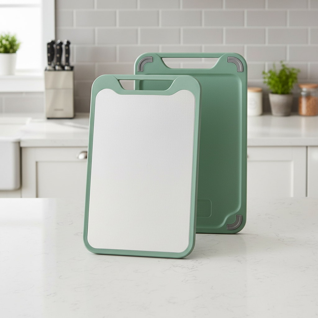 Tabla de cortar de acero inoxidable de doble cara Lattea – Duradera ...