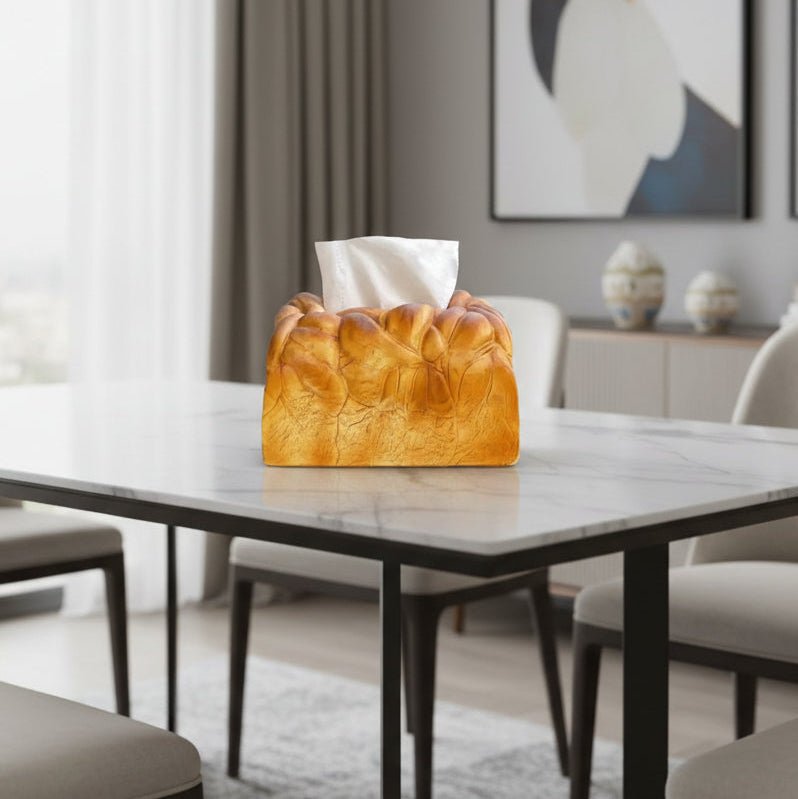 Toastie Bread-Shaped Tissue Holder | Decorative Tissue Dispenser ...